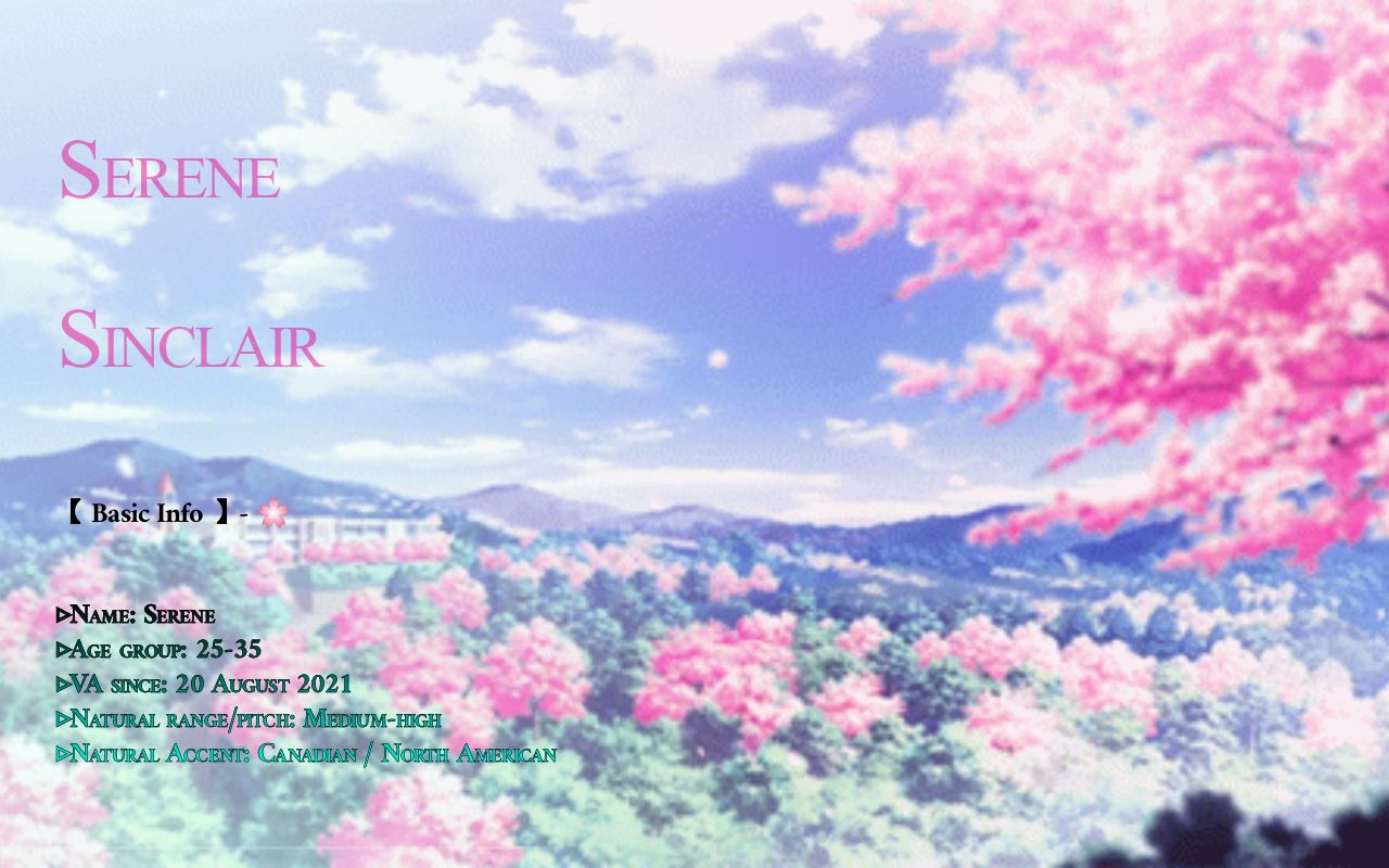 Serene Sinclair Official VA Website